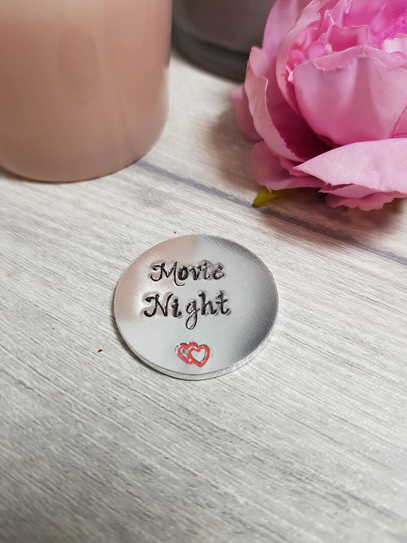 Movie Night Anniversary Love Token Coupon Voucher Girlfriend - Etsy