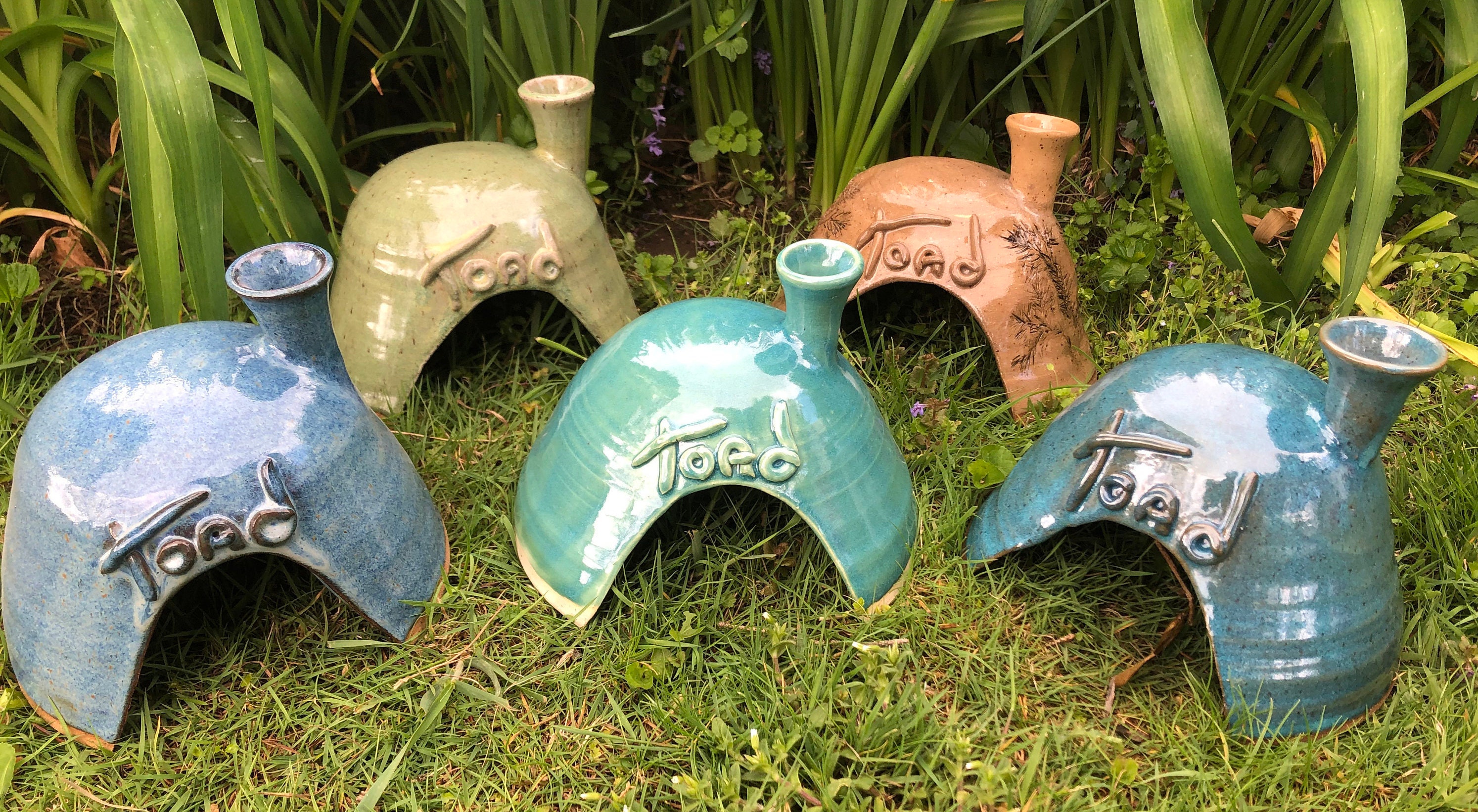 Toad House Ceramic 7 Inches Round With One or Two Doors. - Etsy