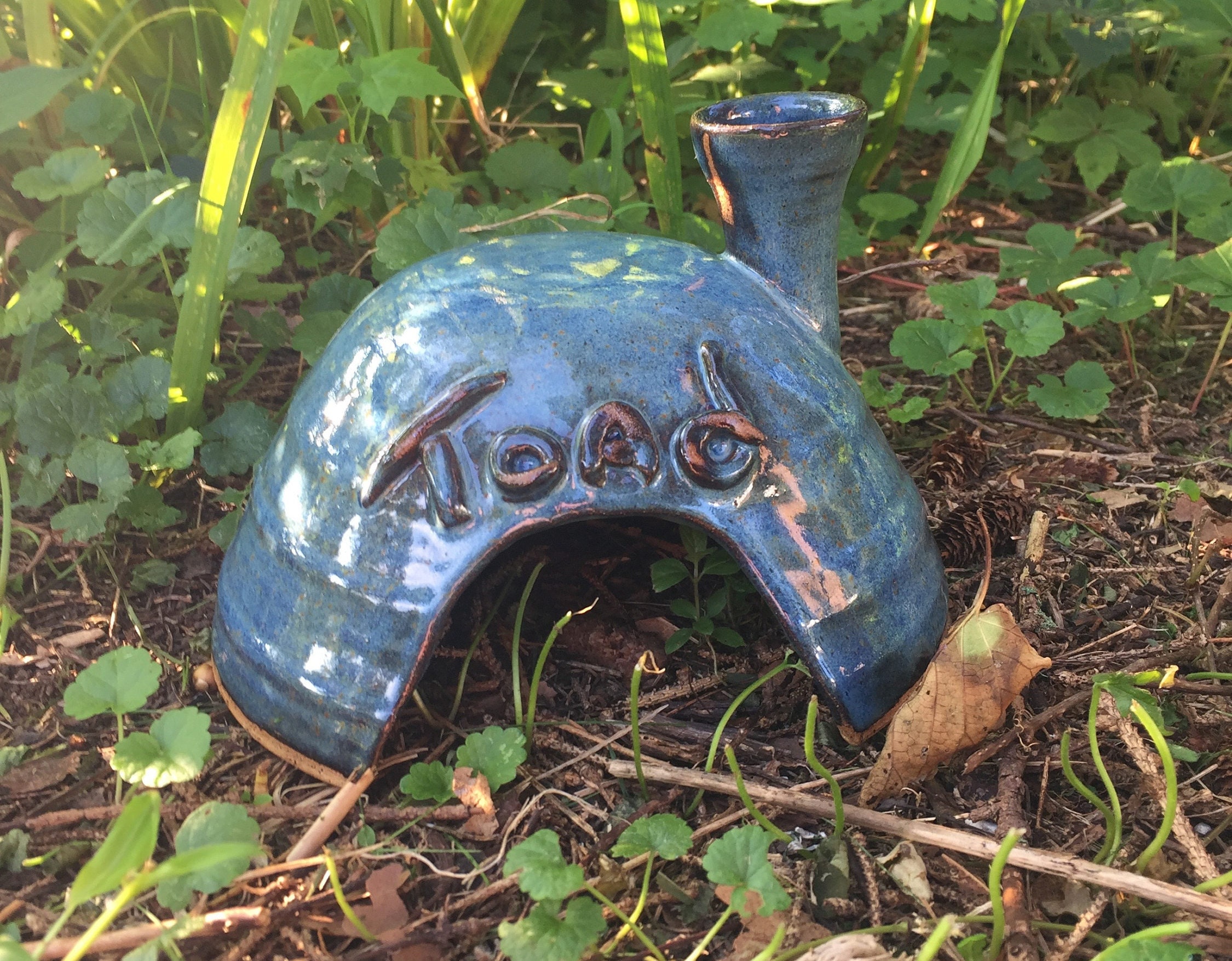 Toad House Ceramic 7 Inches Round With One or Two Doors. - Etsy