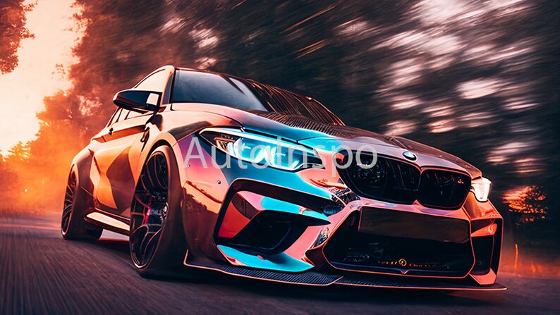 Printable BMW M2 Style Digital Art Image - Etsy