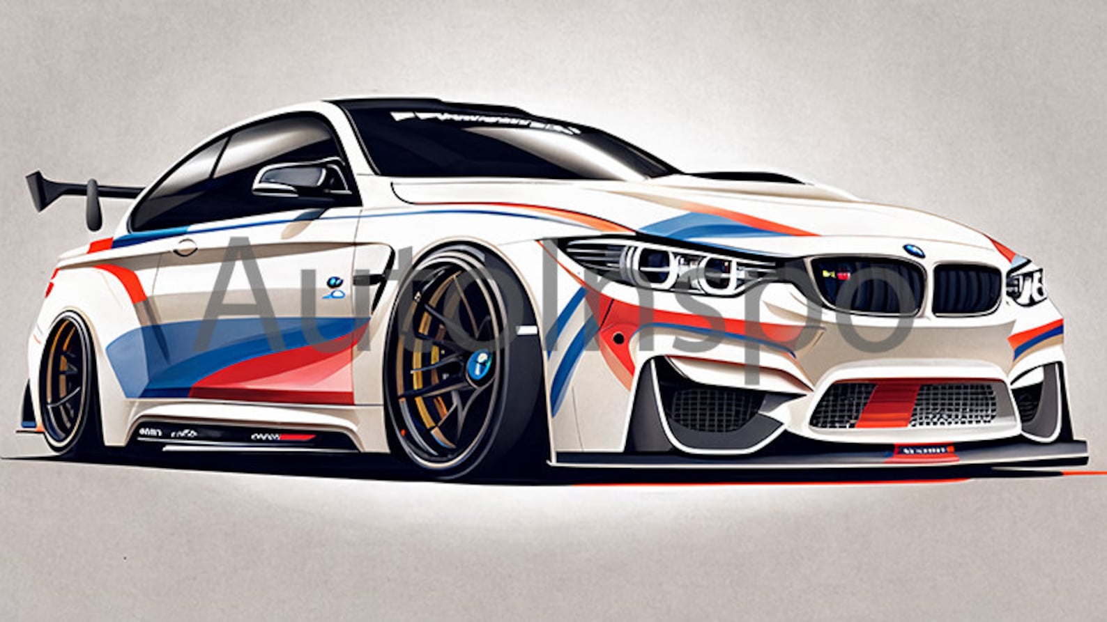 Printable BMW M4 Style Digital Art Image - Etsy