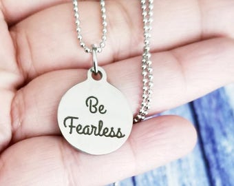 Fearless necklace | Etsy