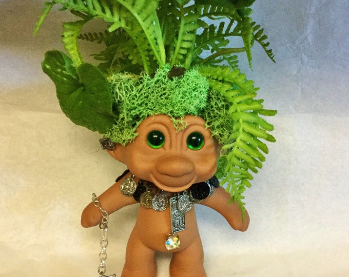 Seven Deadly Sins Troll Doll GREED Planter Vintage TNT Troll - Etsy
