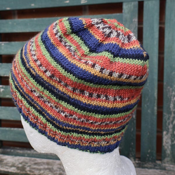 Adult Strip Hat - Etsy UK