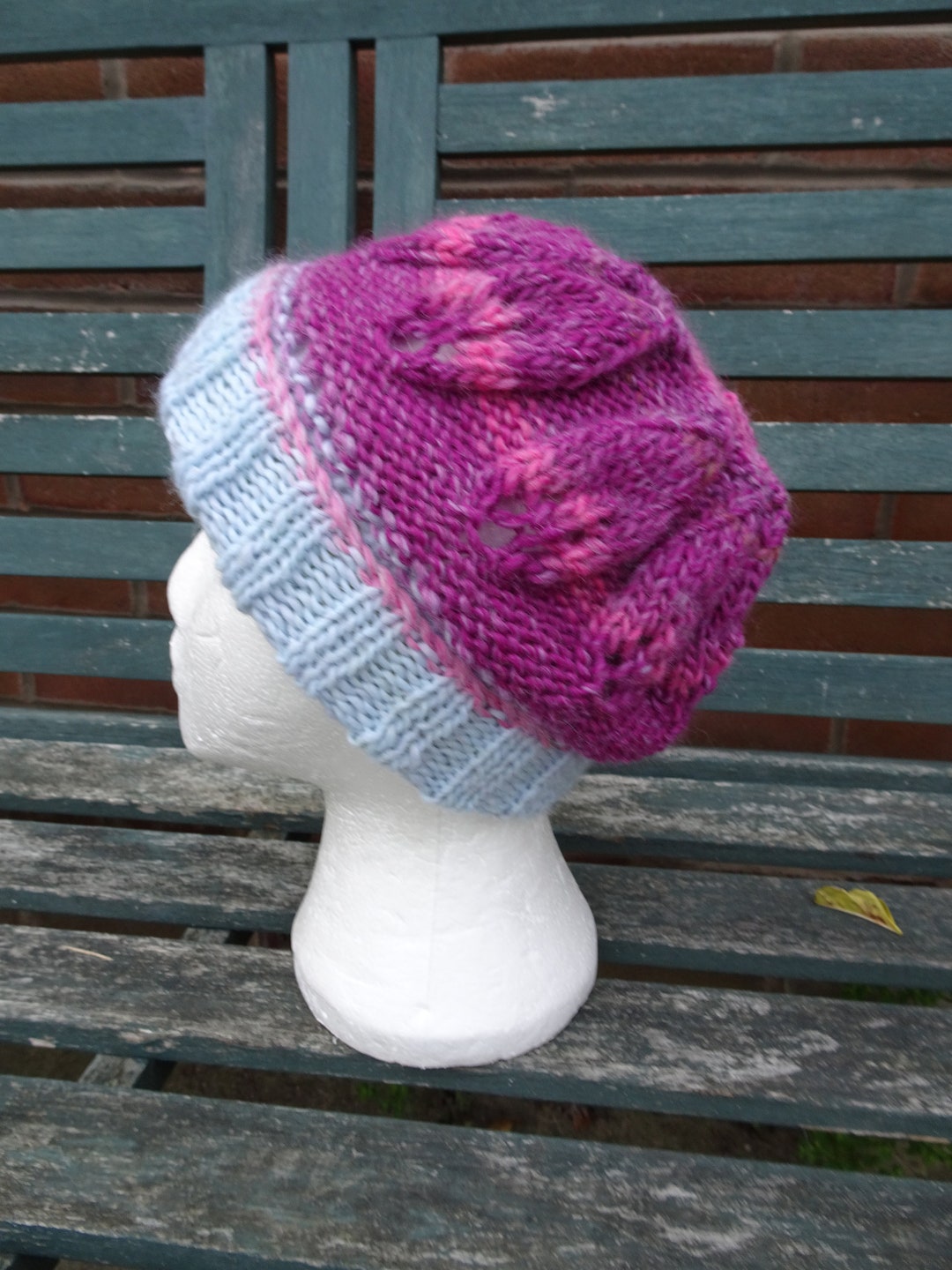 Hand Knitted Woolly Hat Soft Chunky Hat Pink Woolly Hat - Etsy