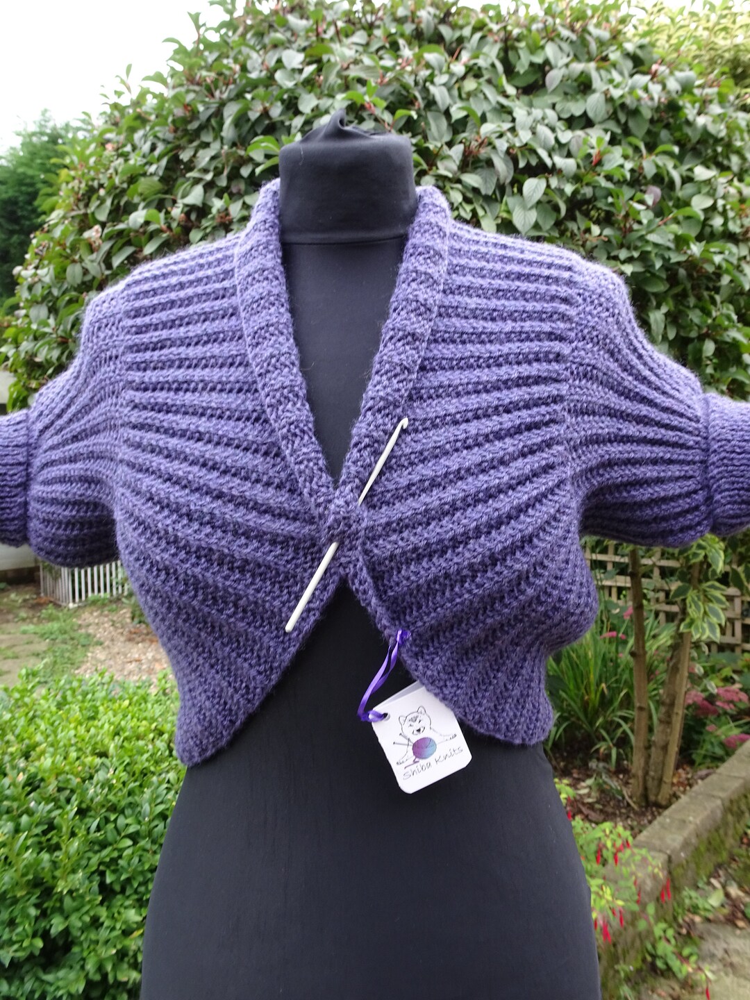 Purple Shrug, Purple Bolero, Purple Cardigan, Womens Shrug, Womens ...