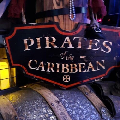 Disney Pirates of the Caribbean Ride Small Sign - Etsy