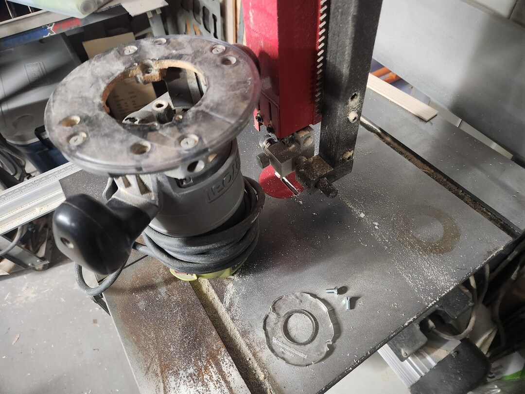 Ryobi Fixed and Plunge Routers - Guide Bushing Base Plate Insert ...