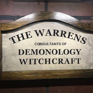 Replica Prop Sign the Warrens From the Horror Movies Conjuring ...