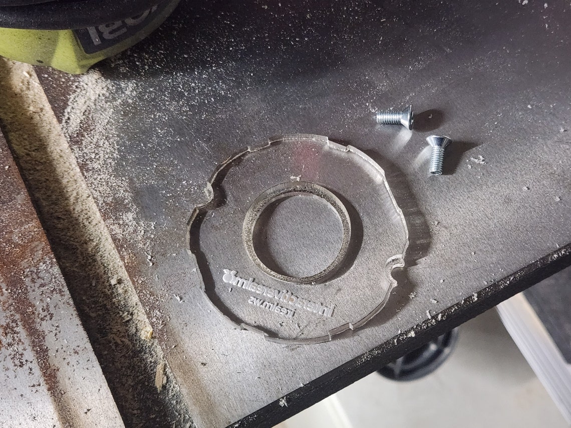 Ryobi Fixed and Plunge Routers - Guide Bushing Base Plate Insert ...