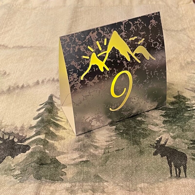 Mountain Table Numbers - Etsy