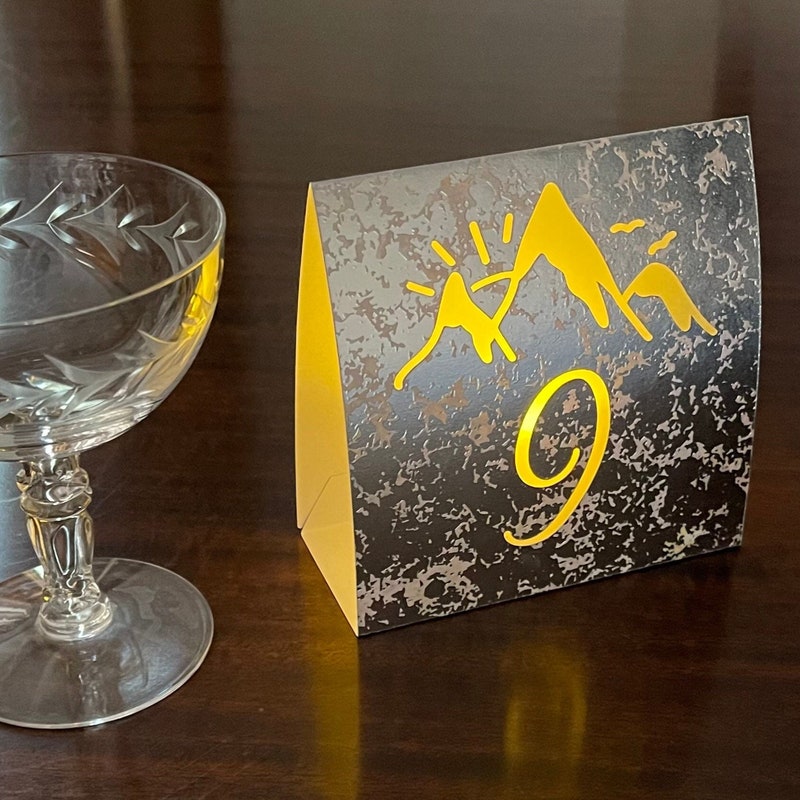 Mountain Table Numbers - Etsy
