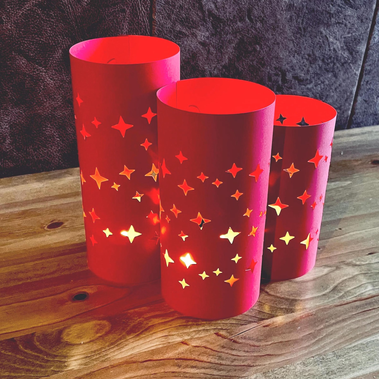 Star Luminary Centerpiece: Navy, Red, White, Black, or Custom Color Mix ...