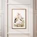 Stork Print Art, Watercolor Print, Stork Bird Nest Wall Print, Stork ...