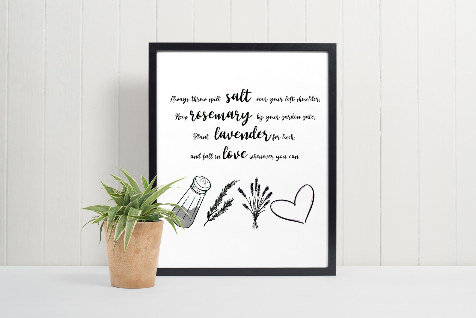 Practical Magic Salt, Rosemary, Lavender, Love Quote Digital Print PDF ...