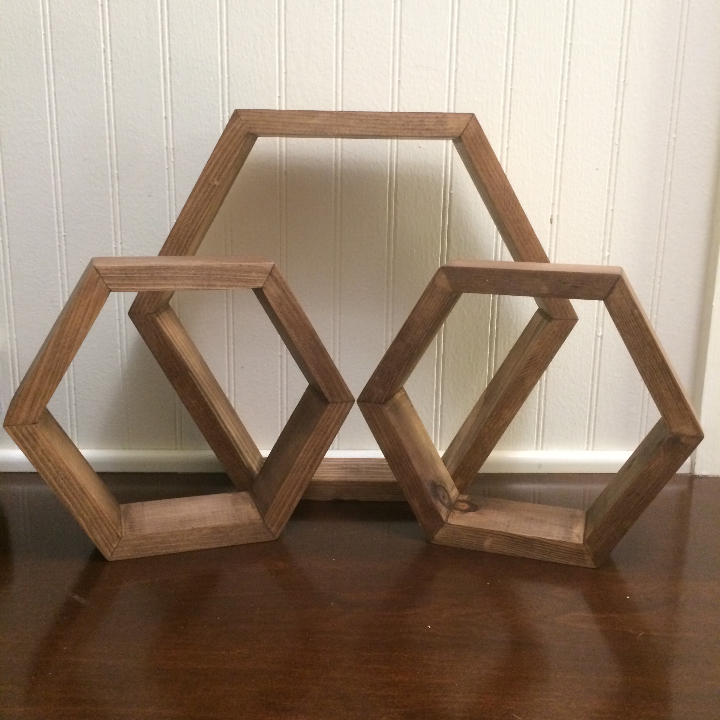 Hexagon Shelves 3pc Set - Etsy