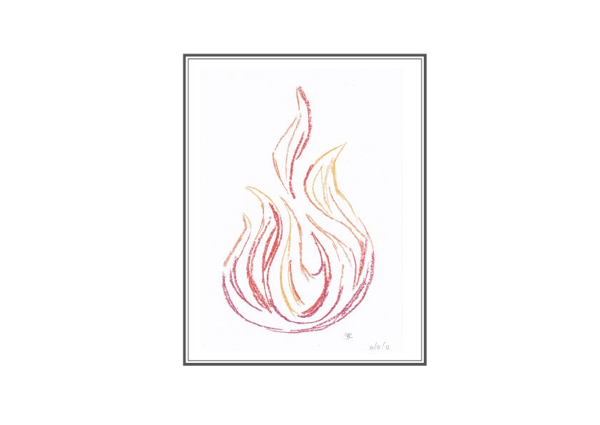 Ner Tamid Oil Pastel Line Drawing Limited Edition Prints A4 - Etsy