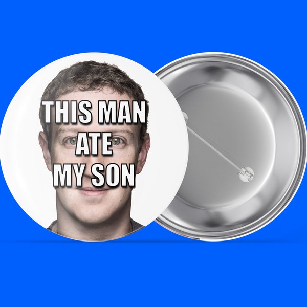 This Man Ate My Son Sticker - Etsy