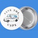 Save USPS Postal Service Back the Blue Handmade Pin Back Button - Etsy