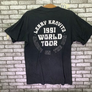 Vintage Lenny Kravitz Always on the Run 1991 World Tour M Size - Etsy
