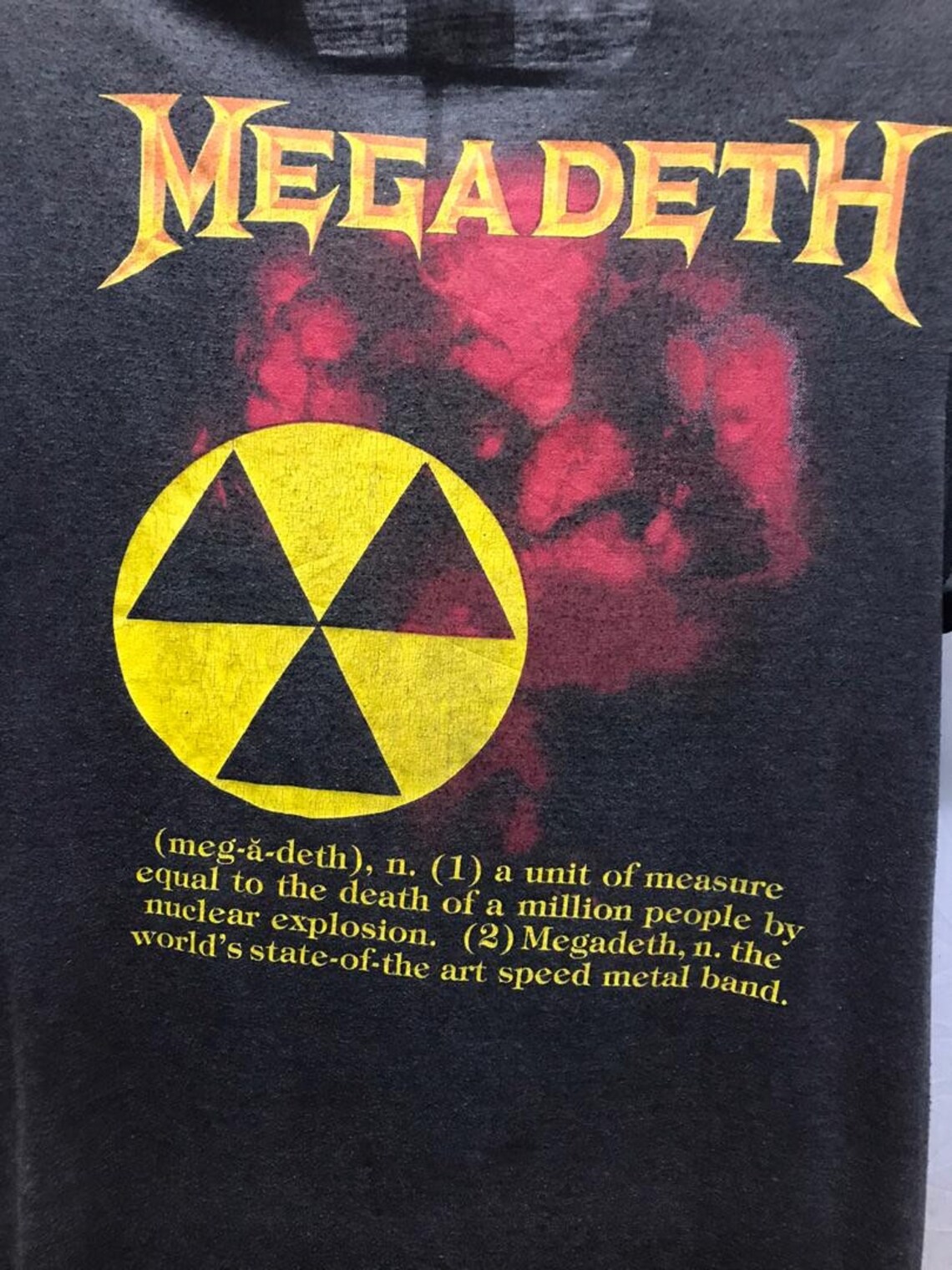 Rare Vintage Megadeth 1987 Bio Hazard Art of Speed Metal Band - Etsy