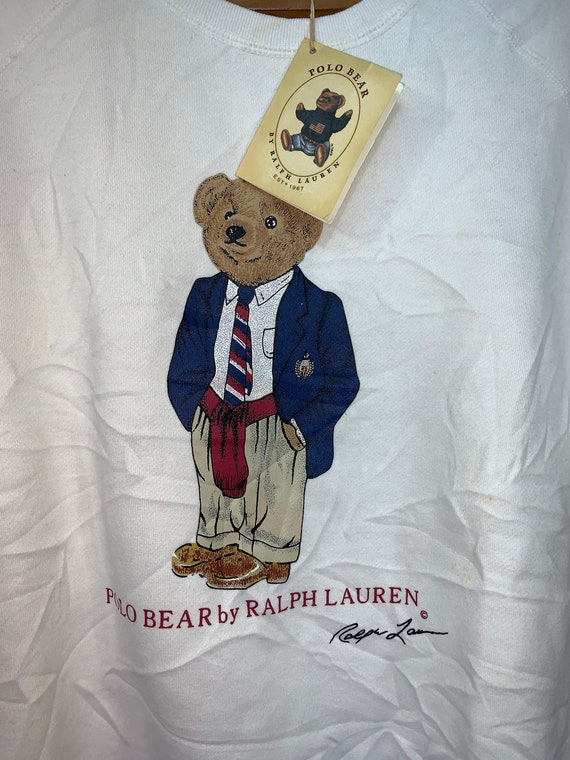 Rare! Vintage Polo Bear By Polo Ralph Lauren Lolife … - Gem Rare! Vintage Polo Bear By Polo Ralph Lauren Lolife … - Gem