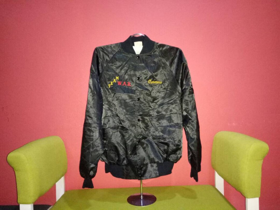 Vintage Rare ! Championship Drag Racing Embroidery Jacket Snap Button ...