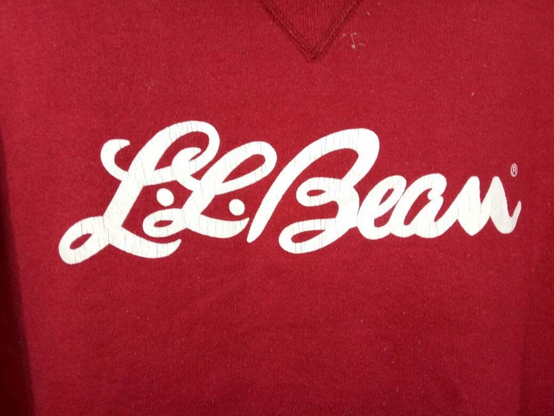 Rare!! L. L. Bean Spellout Big Logo Youth X Large - Etsy