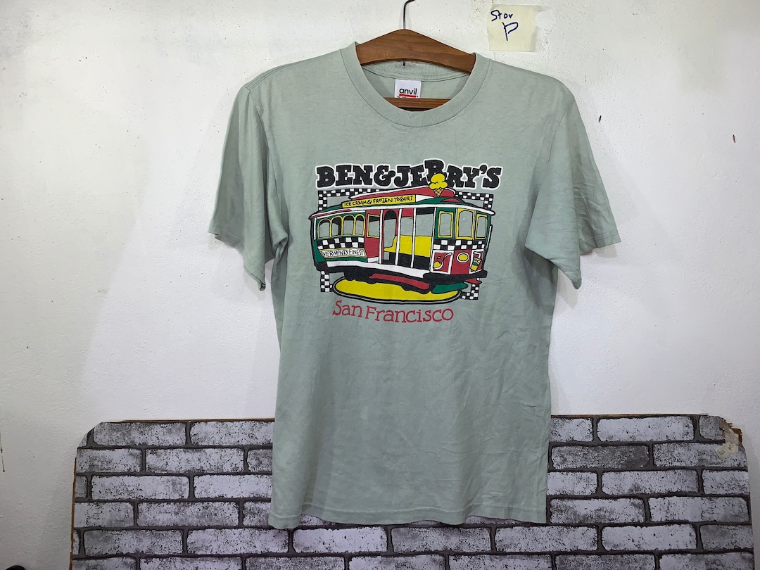 Vintage Ben & Jerry’s Ice Cream and Frozen Yogurt San Francisco T-shirt ...
