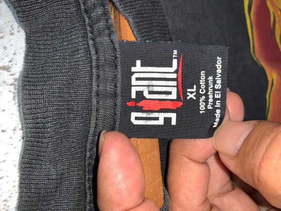 Vintage Metallica Flamming Skull Pushead Design 1994 Gem