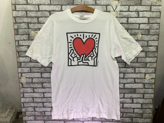 Vintage Keith Allen Haring K Haring Heart American… - Gem