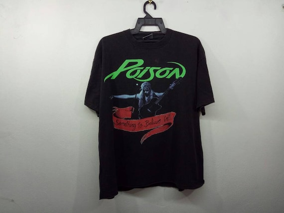 Rare!! Vintage Poison Rock In The Usa Something To Be… - Gem