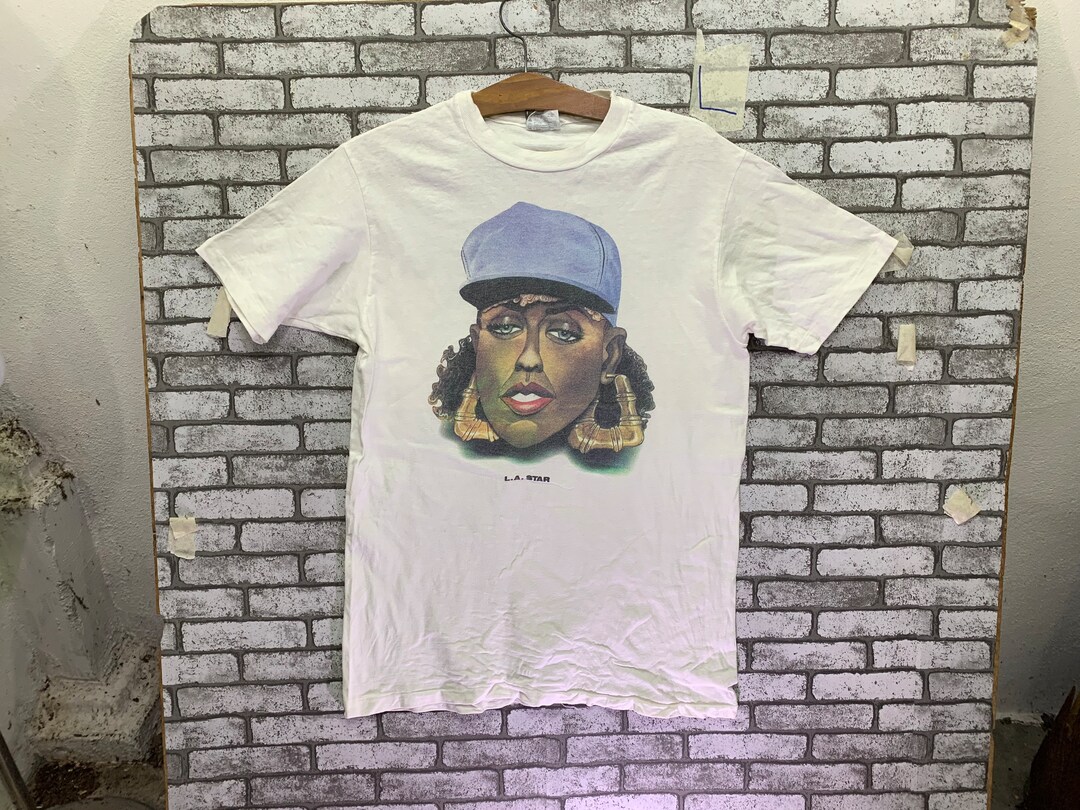 Vintage L.A. Star Slammin Women Rappers Mixed Media Dimensional Potrait ...