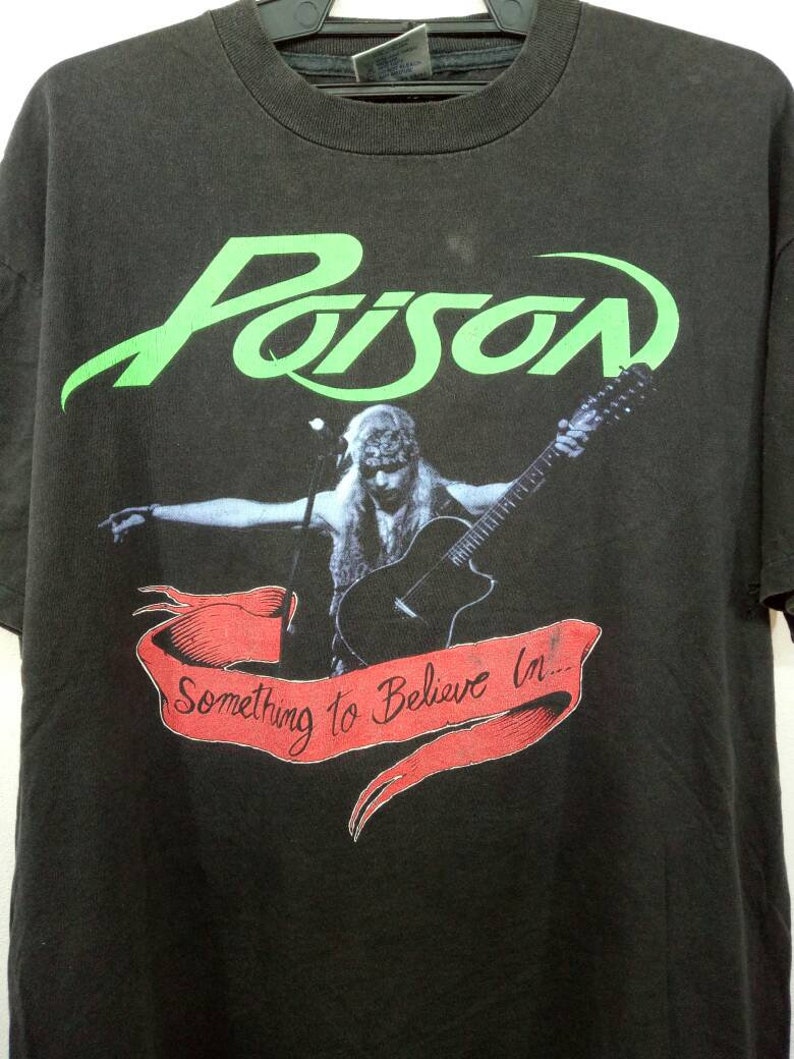 Rare Vintage Poison Rock in the Usa Something to Believe in 1991 Rock ...