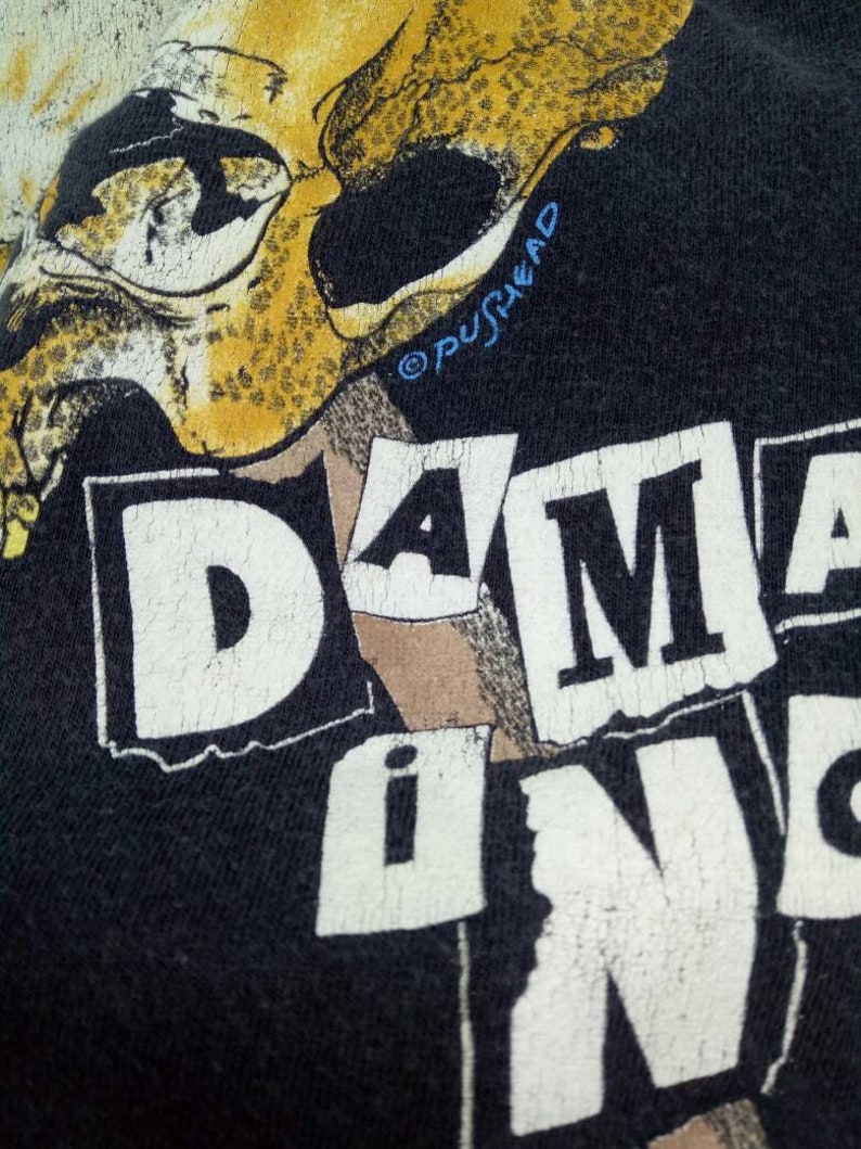 Rare Vintage Metallica Damaged Inc Pushead Design Heavy - Etsy