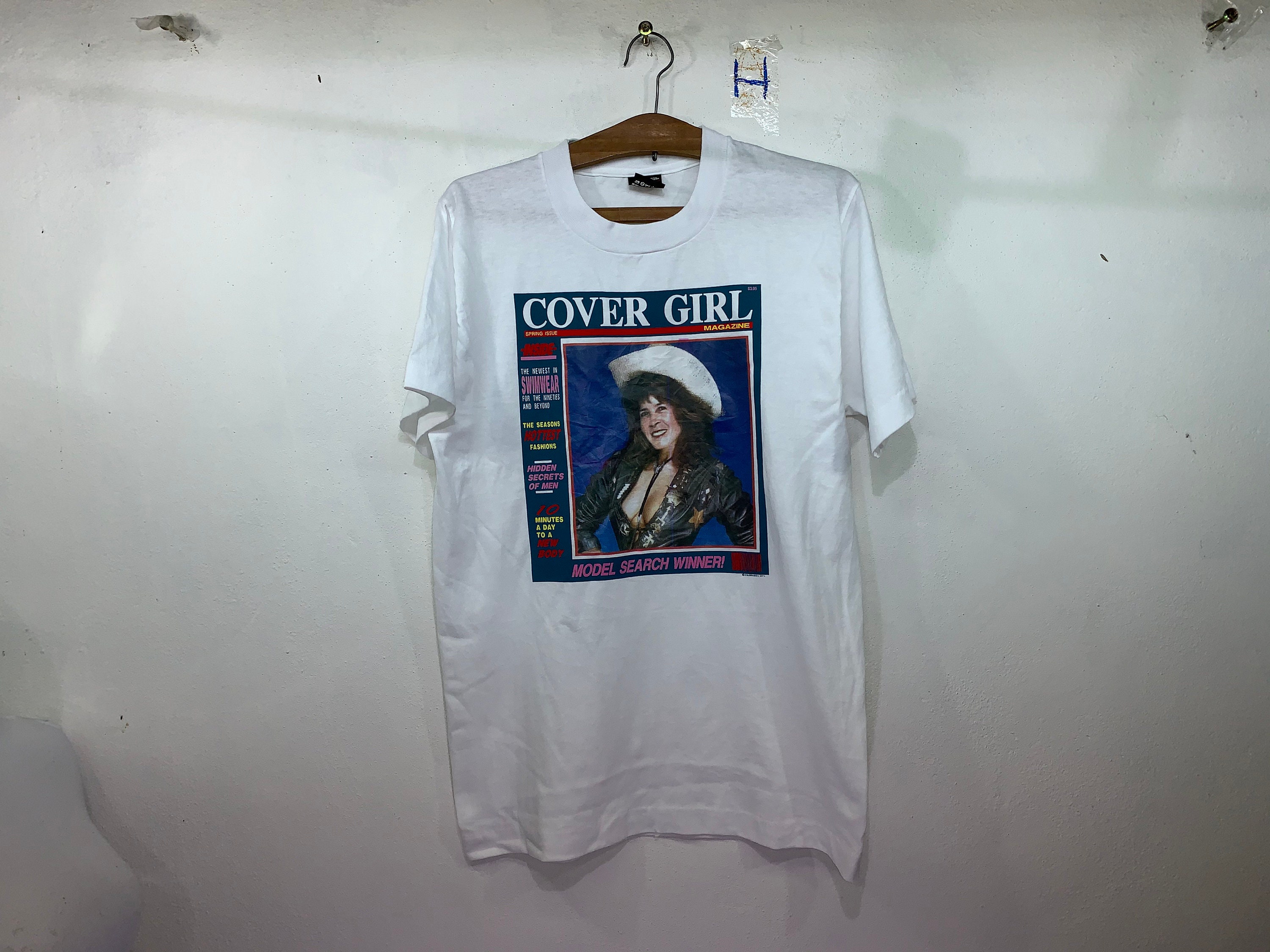 Vintage Cover Girl Magazine Model Search Winner M Size T-shirt - Etsy