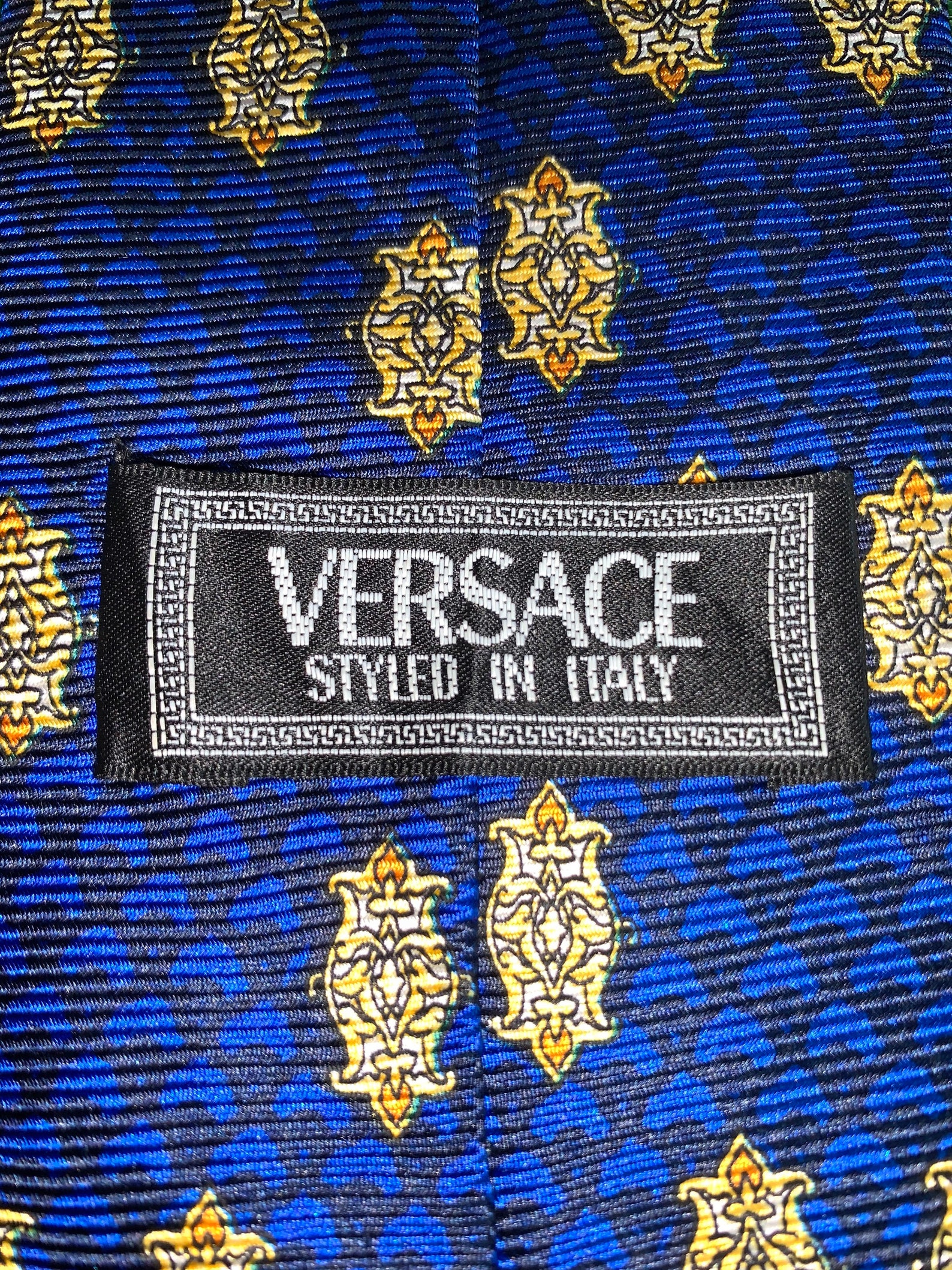 Versace Styled in Italy 100% Silk Neckties - Etsy