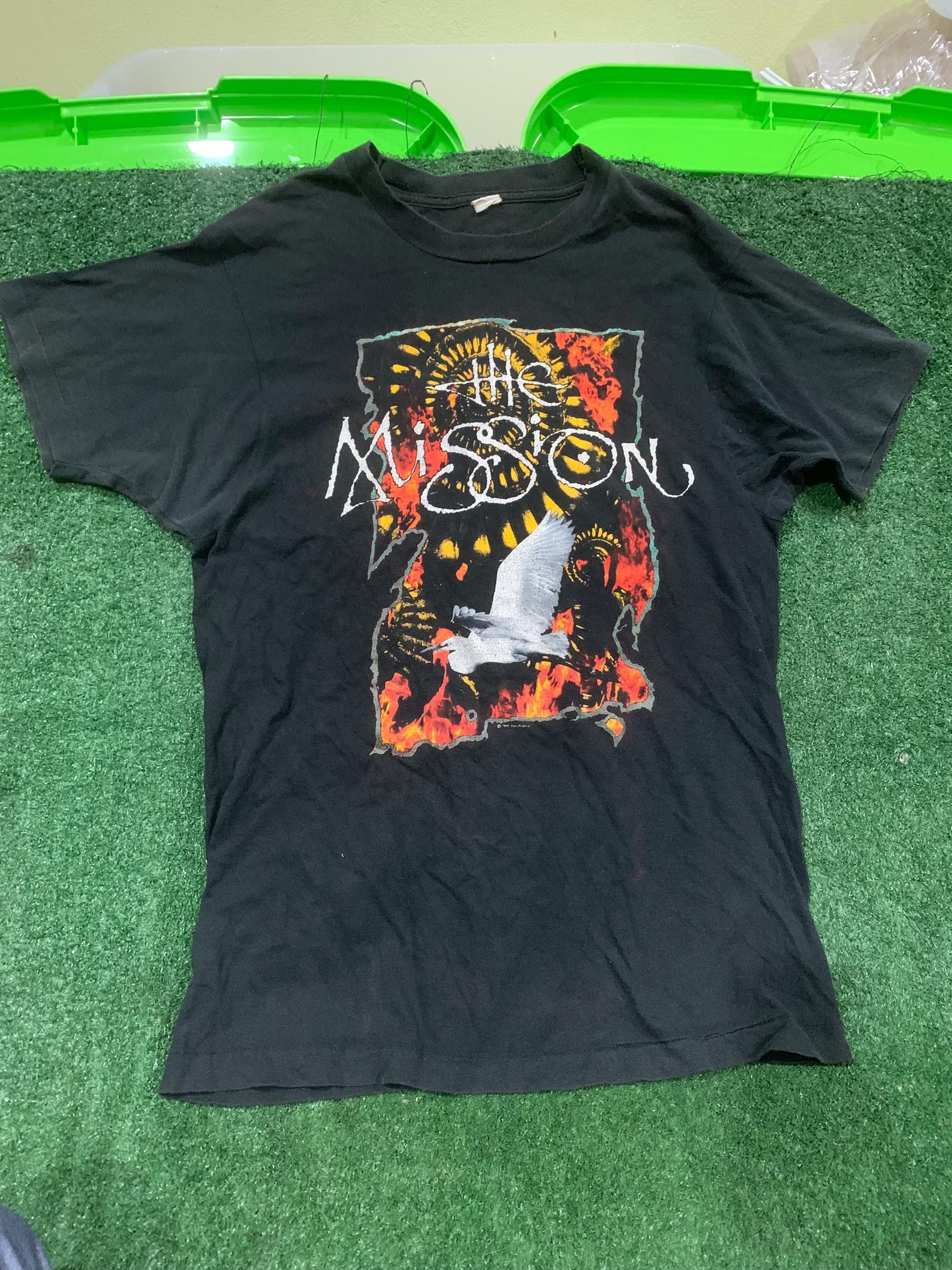 Rare!! the Mission British Gothic Rock Canada Tour 1990 M Size - Etsy