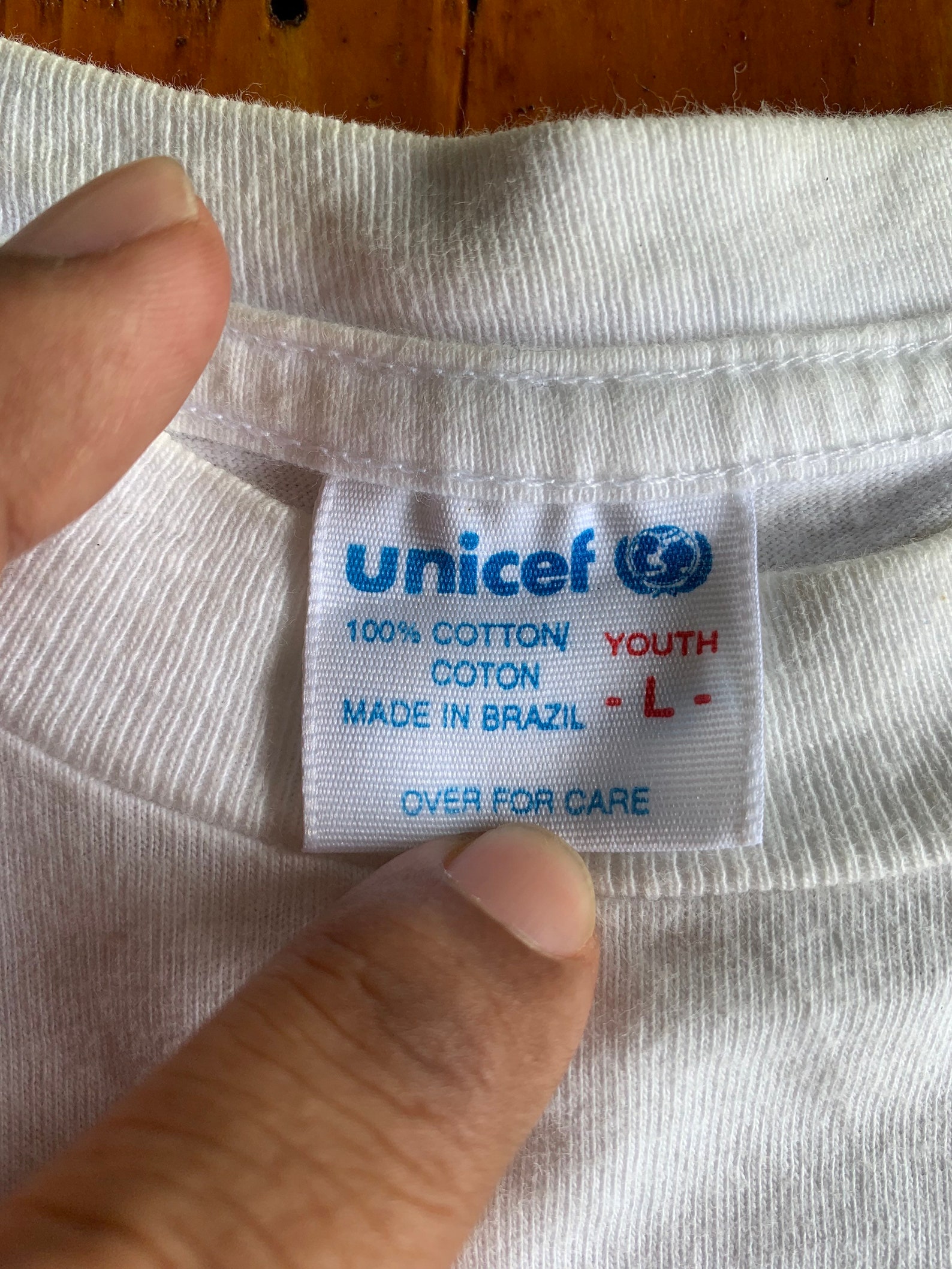 Vintage Unicef T-shirt Youth L Size - Etsy