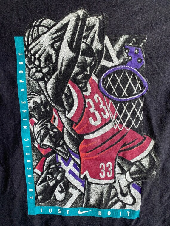 Vintage Nike Just Do It Slam Dunk NBA number 33 Spell… - Gem