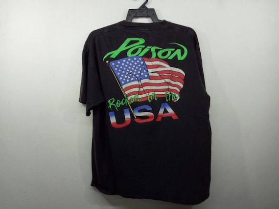 Rare!! Vintage Poison Rock In The Usa Something To Be… - Gem