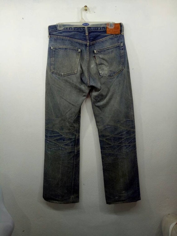 Rare!! Joe Mc Coy Jeans Distressed And Patchwork Des… - Gem