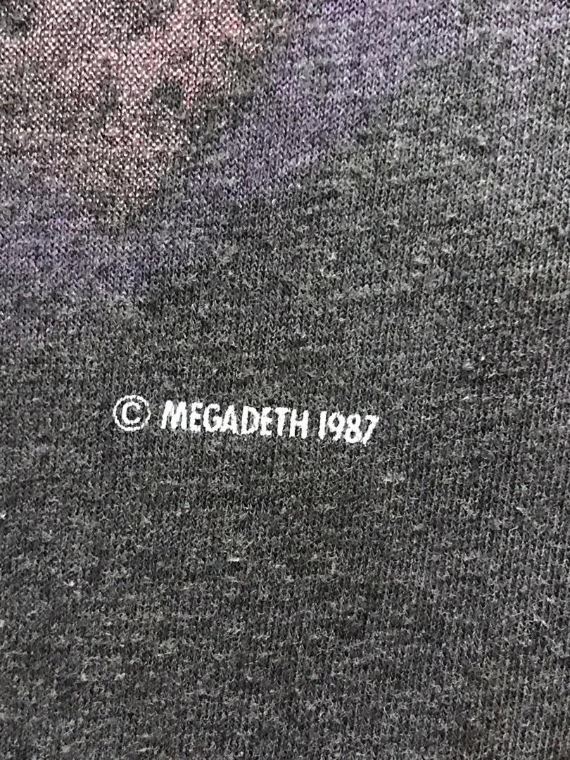 Rare Vintage Megadeth 1987 Bio Hazard Art of Speed Metal Band - Etsy
