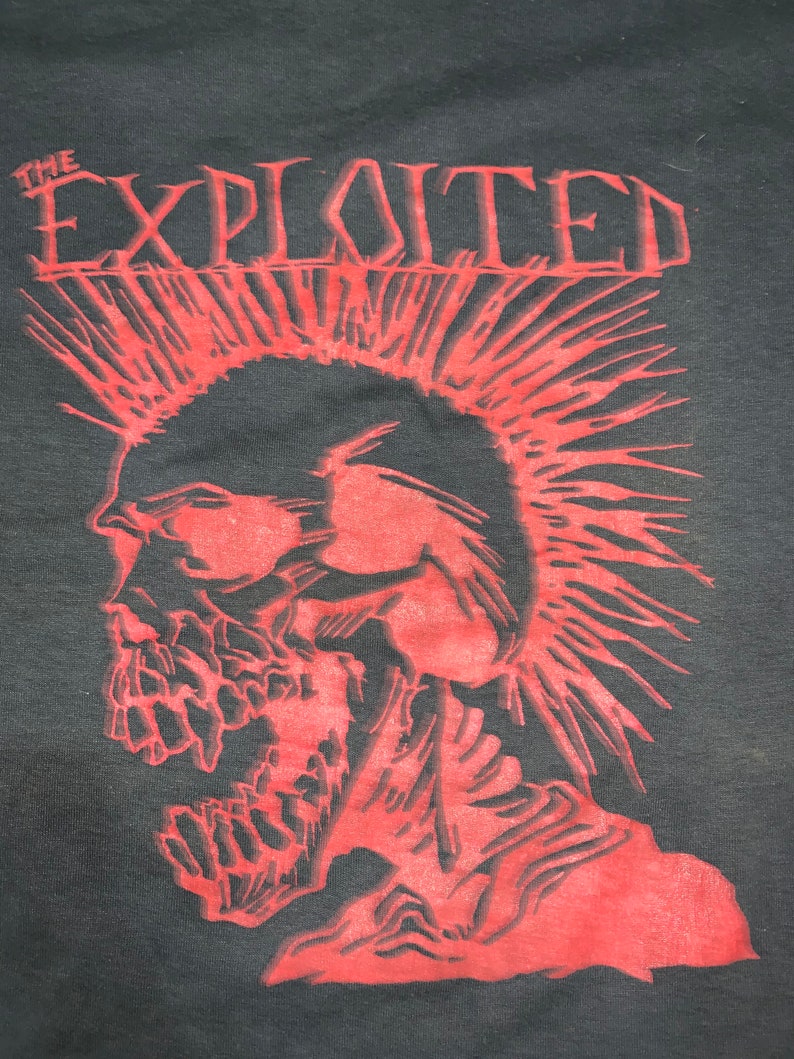 Vintage the Exploited 80s Scottish Punk Rock Band Lets Start A War ...