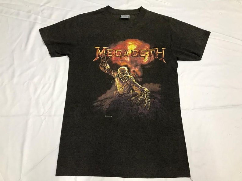 Rare Vintage Megadeth 1987 Bio Hazard Art of Speed Metal Band - Etsy