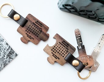 Wood keychains | Etsy