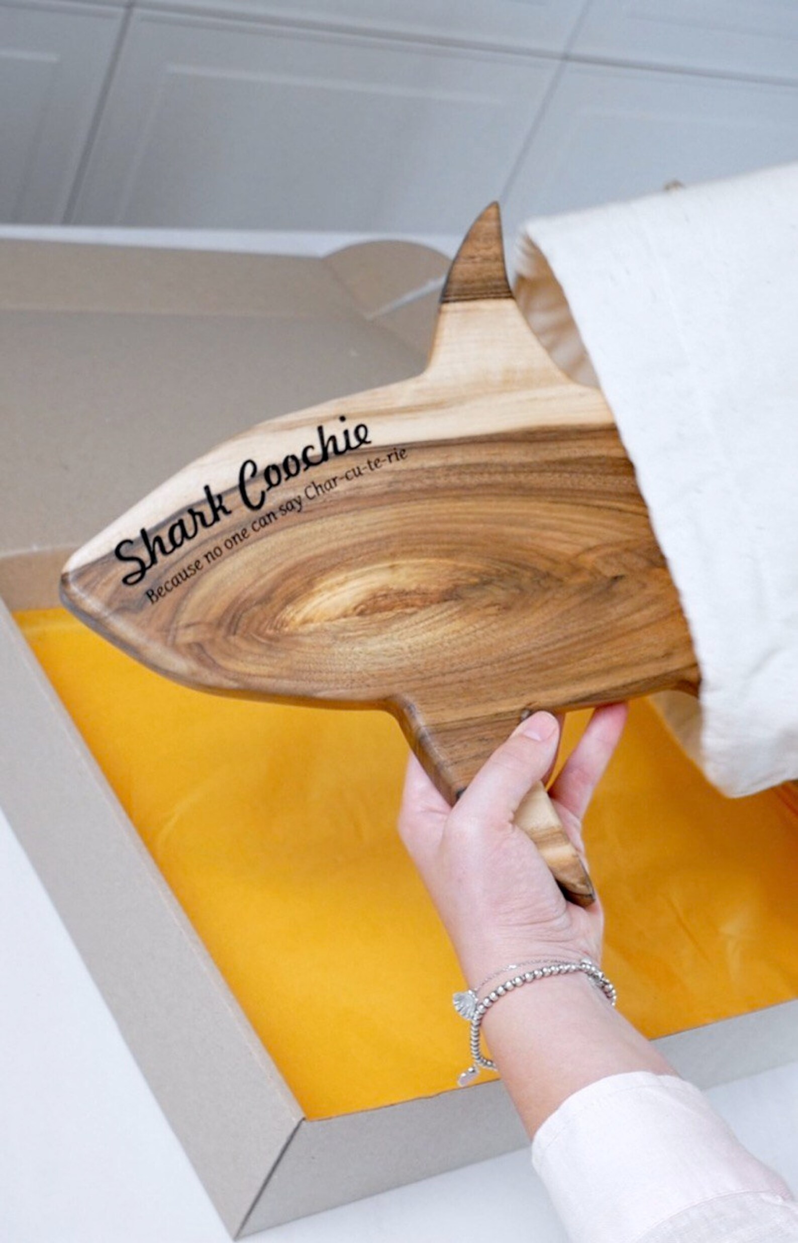 Shark Coochie Board Because No One Can Say Char-cu-te-rie - Etsy