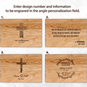 Personalized Christian Cutting Board, Custom Memory Gift, Christian ...