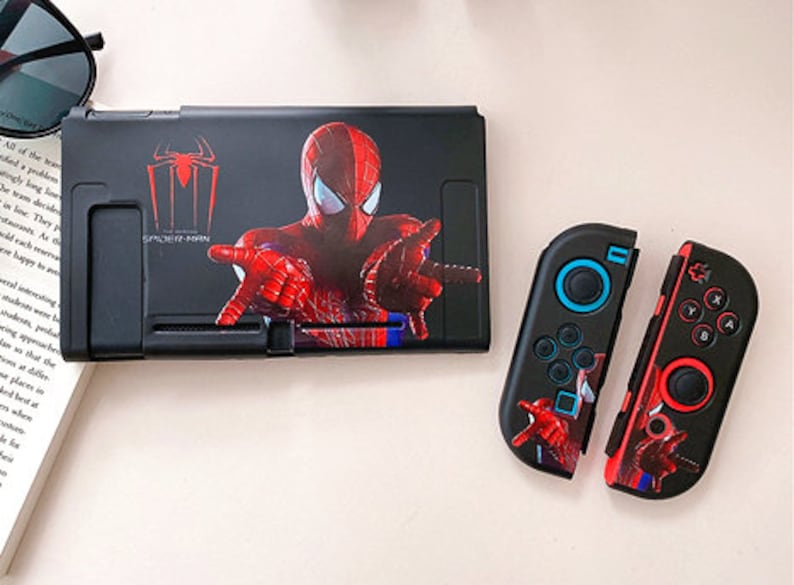 Spider-man Nintendo Switch Case Black Soft Switch Cover - Etsy Australia