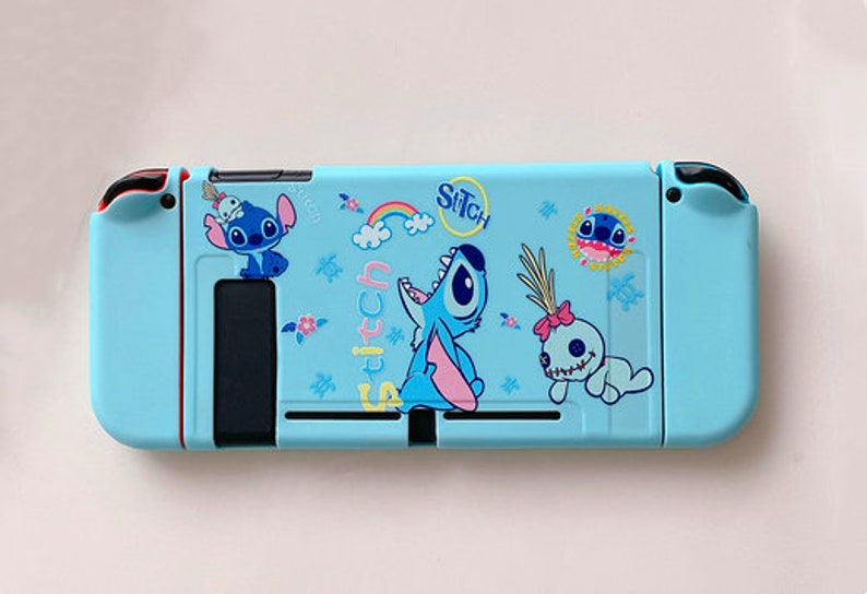 Cute Stitch Nintendo OLED Switch Case Shell Switch Carrying | Etsy